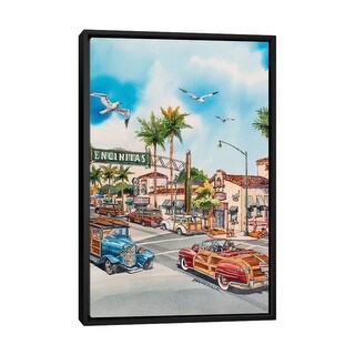 iCanvas "Encinitas Woodies" by Bill Drysdale Framed Canvas Print - Bed Bath & Beyond - 36648903